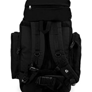 Everest Hiking Pack, Black, One Size