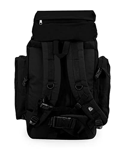 Everest Hiking Pack, Black, One Size