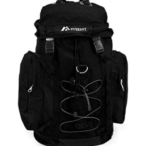 Everest Hiking Pack, Black, One Size