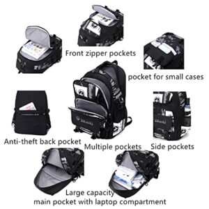 Large Capacity Kids Rolling Backpack Wheeled Elementary School Bag Primary Students Trolley Bookbag for Boys