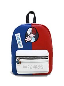 my hero academia shoto todoroki fire & ice mini backpack