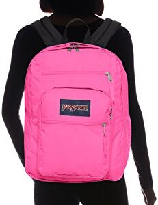 JanSport Big Student Backpack - School, Travel, or Work Bookbag with 15-Inch Laptop Compartment, Ultra Pink