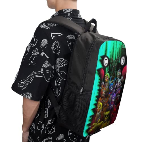 3D Backpack, Multifunction Unisex Bookpack for Travel Daily Use Laptop Bag 17 Inch Teens Adults