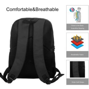 3D Backpack, Multifunction Unisex Bookpack for Travel Daily Use Laptop Bag 17 Inch Teens Adults