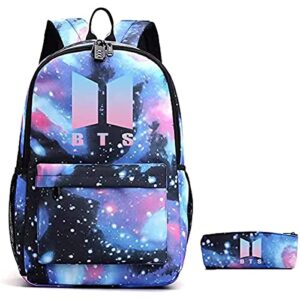 yongshida kpop fashion bts jimin suge jin jhope taehyung v jungkook colleage book bag stardust backpack bts merchandise