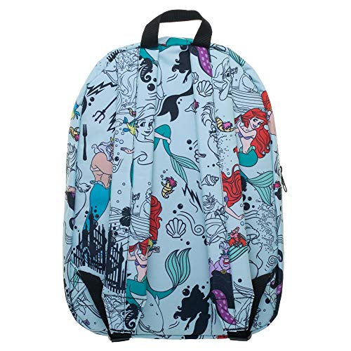 Disney The Little Mermaid Sublimated Print Backpack