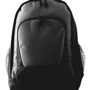 Augusta Sportswear Ripstop Backpack, One Size, Black/Black