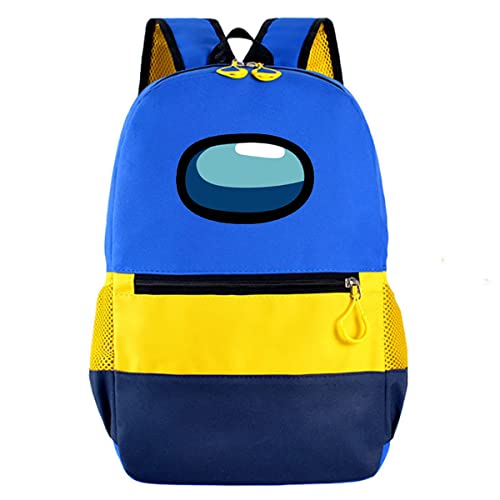 Boys Backpacks for Elementary Middle School, UZONZOM Anime Backpack Daypack Backpack 17 Inch Laptop Travel Back Pack Bookbag Large-capacity Lightweight Waterproof for Work Casual Daily Use (Blue)