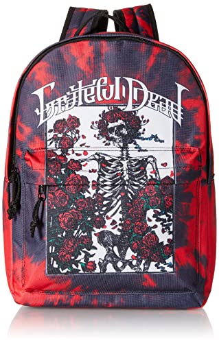 Grateful Dead Backpack, Red, Height 45cm, Width 30cm, Depth 15cm