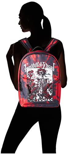 Grateful Dead Backpack, Red, Height 45cm, Width 30cm, Depth 15cm