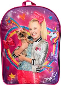 ruz jojo siwa girls 15″ school backpack