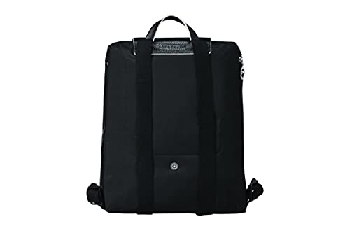 Longchamp 'Le Pliage' Nylon and Leather Club Backpack, Black