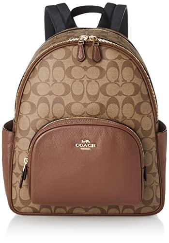 COACH(コーチ) Women Backpack, Im/Khaki/Saddle2, One Size