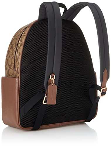 COACH(コーチ) Women Backpack, Im/Khaki/Saddle2, One Size