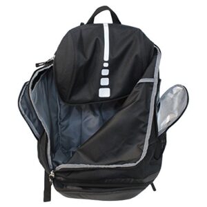 Nike Hoops Elite Max Air Team Black/Black/White Multi Snake Backpack Bags