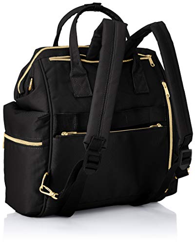 anello(アネロ) Backpack, Black (Black 19-3911tcx)