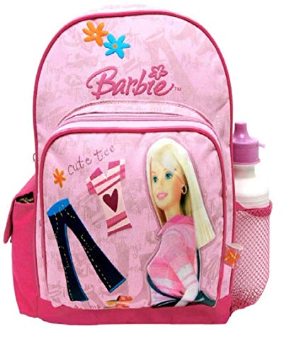 Barbie Small Backpack with Water Bottle - Pink Clothes & Jeans