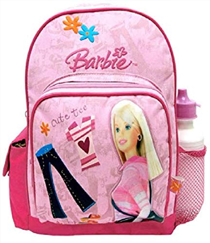 Barbie Small Backpack with Water Bottle - Pink Clothes & Jeans