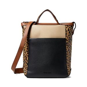 Cole Haan Grand Ambition Small Convertible Luxe Backpack Leopard/Black/Dark Chocolate/British Tan/Sesame One Size