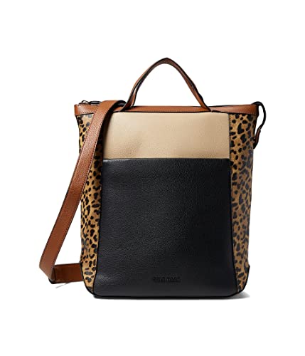 Cole Haan Grand Ambition Small Convertible Luxe Backpack Leopard/Black/Dark Chocolate/British Tan/Sesame One Size