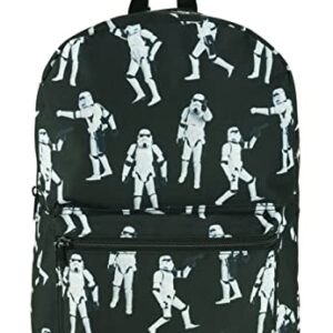 KBNL Star Wars -Storm Trooper Deluxe All Over Print Backpack - 64957, Black