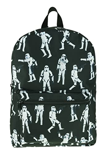 KBNL Star Wars -Storm Trooper Deluxe All Over Print Backpack - 64957, Black