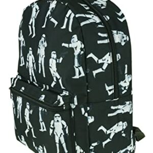 KBNL Star Wars -Storm Trooper Deluxe All Over Print Backpack - 64957, Black