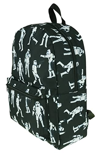 KBNL Star Wars -Storm Trooper Deluxe All Over Print Backpack - 64957, Black