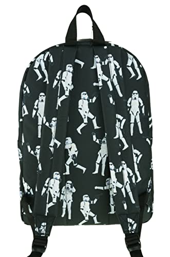 KBNL Star Wars -Storm Trooper Deluxe All Over Print Backpack - 64957, Black