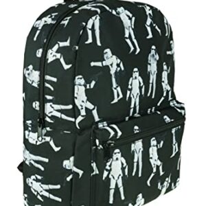 KBNL Star Wars -Storm Trooper Deluxe All Over Print Backpack - 64957, Black