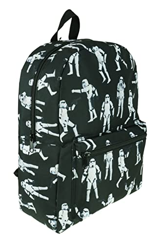 KBNL Star Wars -Storm Trooper Deluxe All Over Print Backpack - 64957, Black