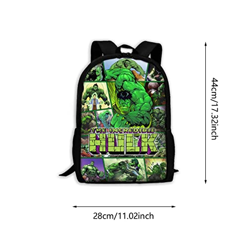 GCNqat Laptop Backpack Comics 17 Inch Backpacks Multifunction Bookbag for Men Women Picnic Travel Outdoor