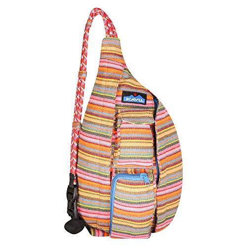 KAVU Mini Interwoven Rope Bag Sling Pack - Aloha Stripe