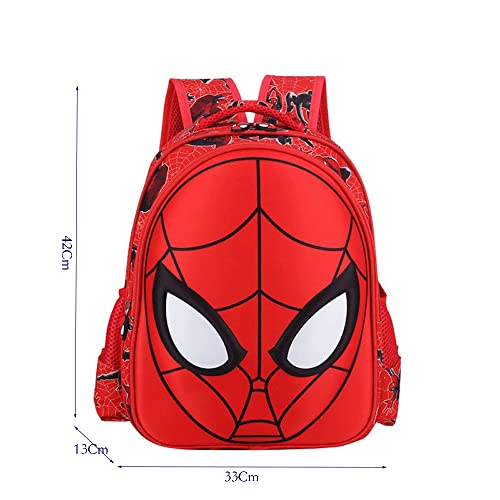 Xicks School Bags Boy Vacation Travel Bag School Backpack for 1st to 4th Year Student (Red)