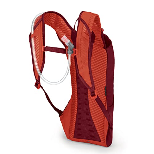 Osprey Kitsuma 3 Women's Bike Hydration Backpack with Hydraulics Reservoir, Claret Red