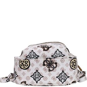 GUESS House Party Large Backpack, Cream Logo Multi