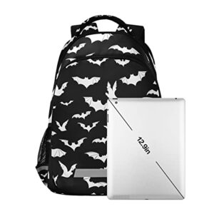 Glaphy Halloween Bats Backpacks Laptop School Book Bag Lightweight Daypack for Men Women Teens Kids