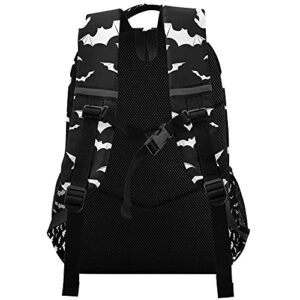 Glaphy Halloween Bats Backpacks Laptop School Book Bag Lightweight Daypack for Men Women Teens Kids