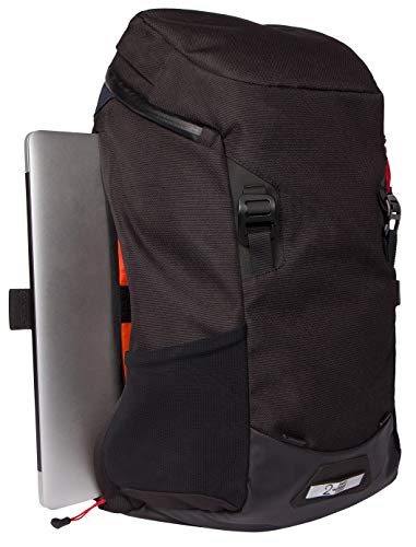 Two Wheel Gear Commuter Laptop Backpack - Water Resistant with 15in Padded Laptop Sleeve, for Travel, Work, Biking, Hiking, and Everyday Use, 26L Black