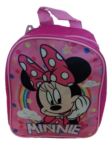 Group Ruz Minnie Mouse Little Girl 10 Inch Mini Backpack (Red-Pink)