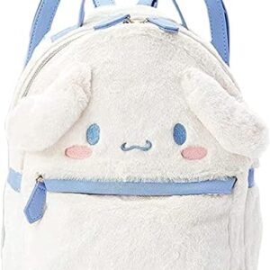 Jeinju Cute Girl Plush Bag School Backpacks,Kawaii Mini Bag 3D Kawaii Animal Cartoon Schoolbag,Girl Gift Backpack(White, One Size)