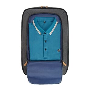 Travelon Transit Carry-On Backpack, Slate, One Size