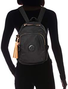 KIPLING(キプリング) Women Kipling Official Authentic Delia Backpack, Rose Black