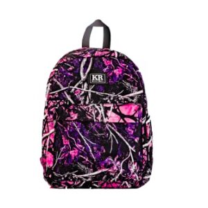 Muddy Girl Pink Purple Camo Backpack / Range bag by Kinsey Rhea