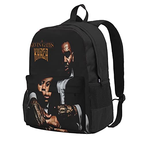 Kevin Rock Rapper Gates Backpack Women Men Students School Bag Fashion Backpack For College High School