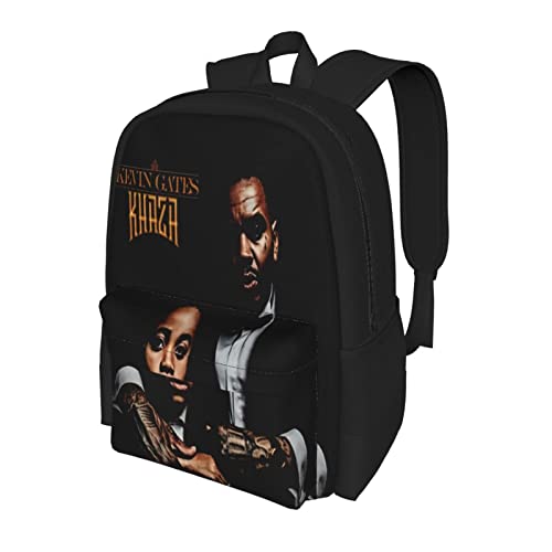 Kevin Rock Rapper Gates Backpack Women Men Students School Bag Fashion Backpack For College High School