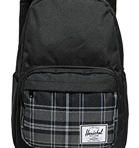 Herschel Supply Co. Women's Miller Backpack, Black/Grayscale Plaid, One Size