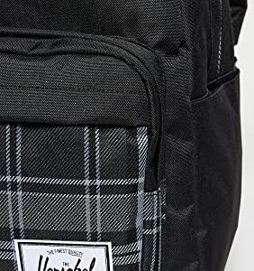 Herschel Supply Co. Women's Miller Backpack, Black/Grayscale Plaid, One Size