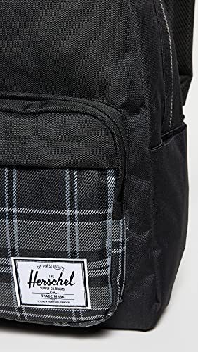 Herschel Supply Co. Women's Miller Backpack, Black/Grayscale Plaid, One Size