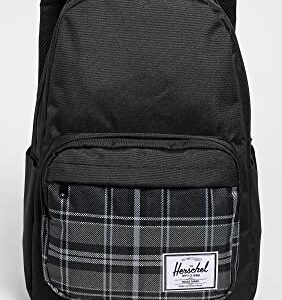 Herschel Supply Co. Women's Miller Backpack, Black/Grayscale Plaid, One Size